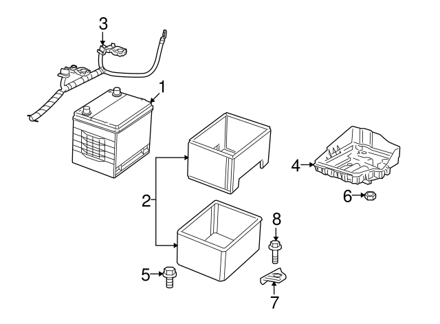 2007-2013 Mopar Battery Tray 5115730AC | TascaParts.com