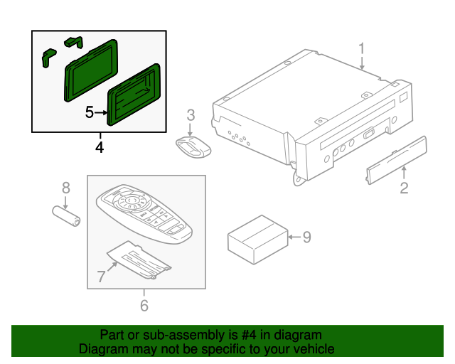 65-50-9-294-912 - Display Unit - 2012-2019 BMW | BMWPartsHub
