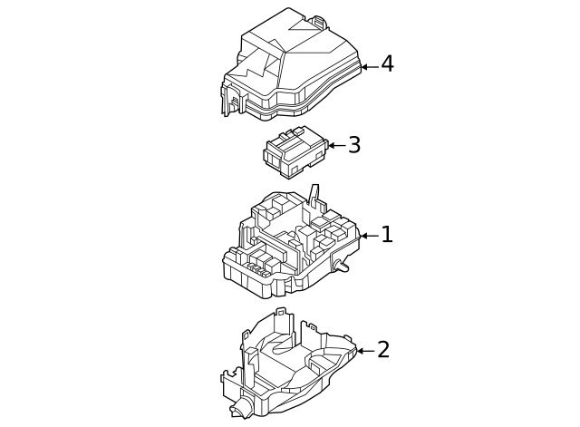 919B5-AA020 - Fuse Box Cover 2021-2024 Hyundai | AutoNation Parts