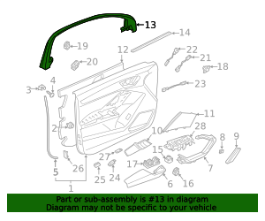 83A-867-610-4PK - Frame Trim 2019-2024 Audi Q3 | Audi OEM Parts