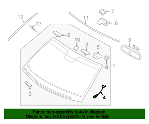 2009-2013 Hyundai Rain Sensor 97257-3M000 | OEM Parts Online