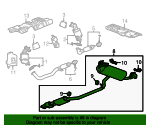2018-2019 Cadillac XT5 Exhaust Muffler Assembly with Aftertreatment ...