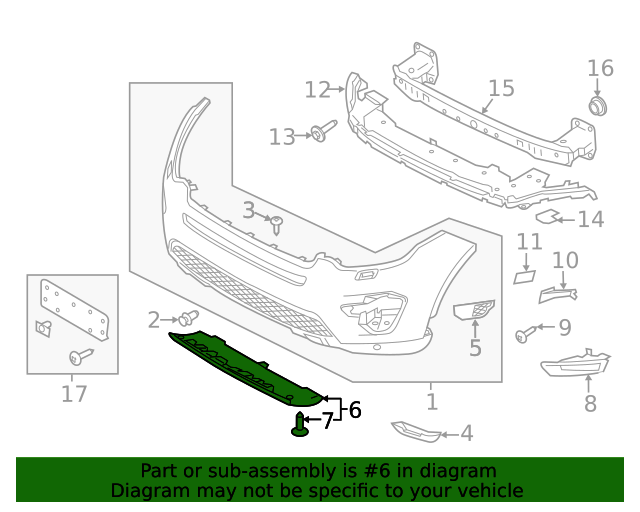 Genuine OEM Lower Cover Part# LR117000 Fits 2019 Land Rover Discovery ...