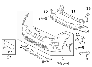 Genuine OEM Lmp Washer Cover Part# LR061225 Fits 2015-2019 Land Rover ...