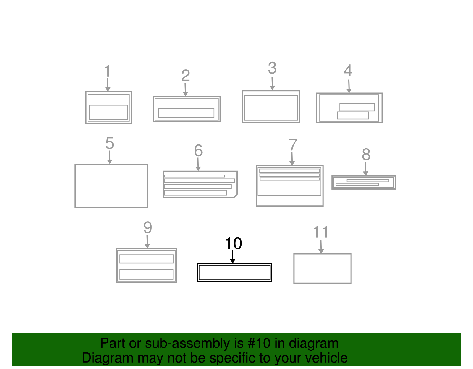 88723-07010 - AC Label - 1997-2004 Toyota | OEM Genuine Toyota Parts