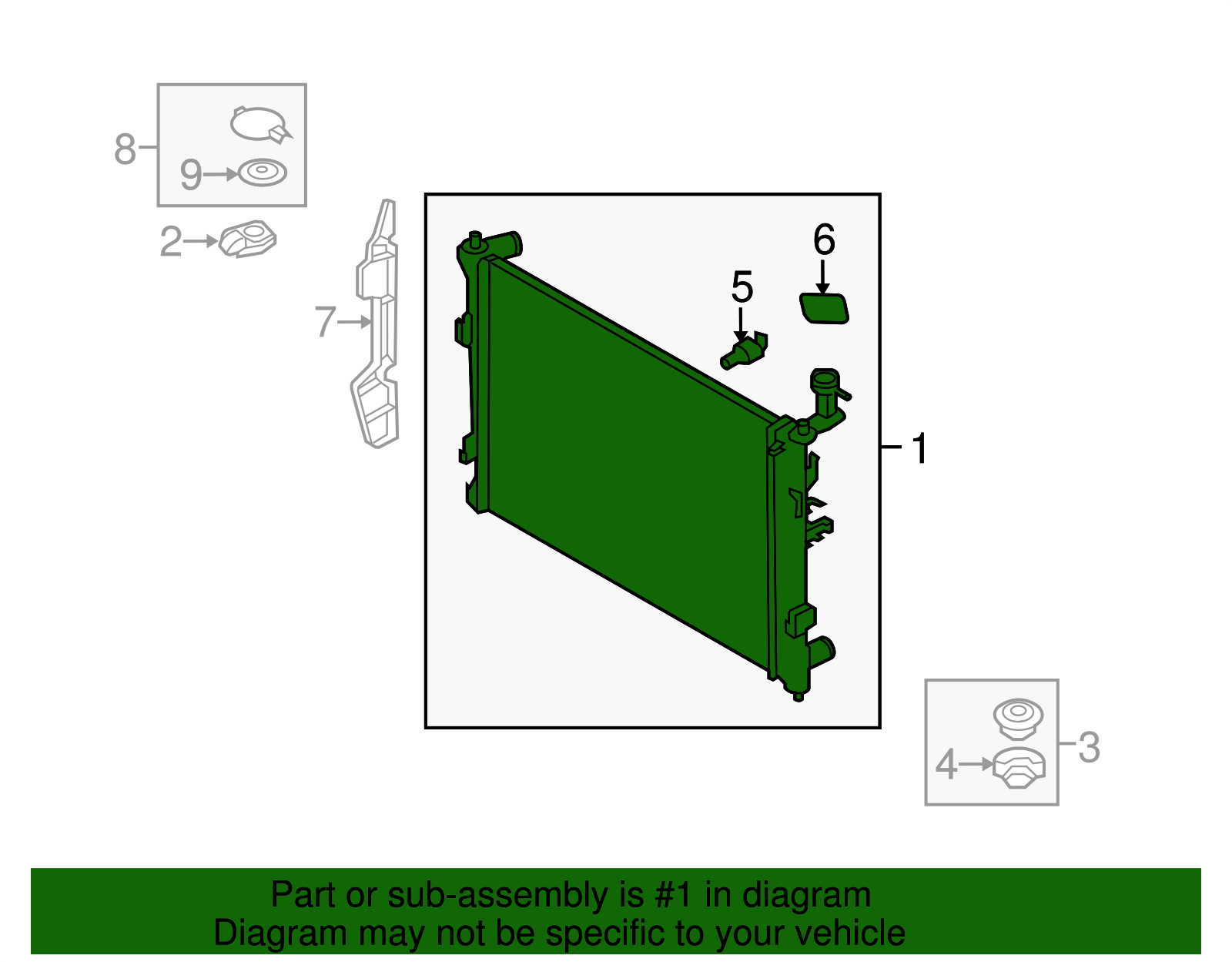25310-1M120 - Radiator Assembly 2010 Kia | Kia.Parts
