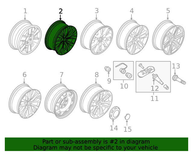 2019-2020 Ford F-150 Wheel, Alloy KL3Z-1007-A | Varsity Ford