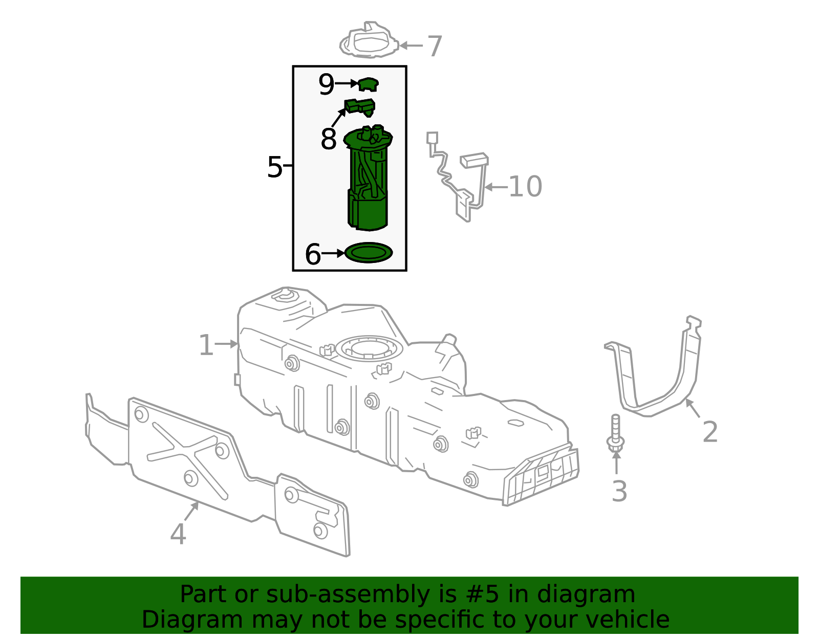 2019-2025 GM (Replaces 86770979) Fuel Tank Fuel Pump Module Kit without ...
