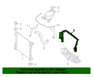204-505-14-30 - Air Baffle 2010-2012 Mercedes-Benz GLK 350 | Mercedes ...
