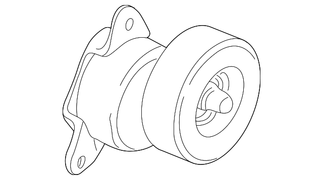 2000-2004 Ford Focus Accessory Drive Belt Tensioner Assembly YS4Z-6B209 ...