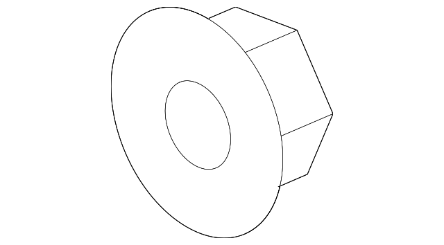33306771102 - 2007-2019 BMW Lower Control Arm Nut (33-30-6-771-102 ...