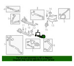 2016-2019 Cadillac CT6 Radiator Surge Tank Inlet Hose 23486234 ...