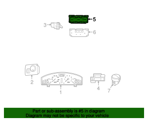 2005-2006 Mopar Heater Control 4596494AF | TascaParts.com