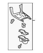Genuine Toyota Console Panel part# 58805-06351 for 2015-2017 Toyota ...