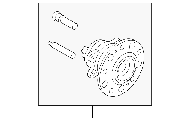2010-2013 Kia Hub & Bearing 52730-1M000 | Retail Performance Auto Parts