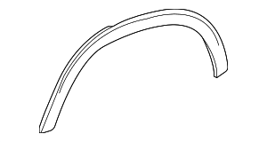 Genuine OEM Wheel Opening Molding | 167-880-01-05-9999 | Fits Select ...