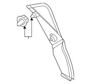 2020-2021 Mercedes-Benz Cover, D-Pillar 167-690-15-01 | Mercedes-Benz Parts