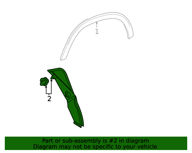 2020-2021 Mercedes-Benz Cover, D-Pillar 167-690-15-01 | Mercedes-Benz Parts