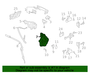 2019-2023 Volkswagen Door Lock Actuator Motor 3G8-839-016-C | VW Direct ...