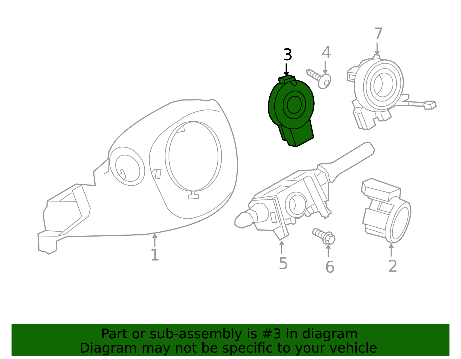 2020 Nissan Kicks Position Sensor 47945-5RW0A | Parts for Nissans