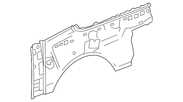 2015-2020 GM Driver Side Quarter Inner Panel 22958202 | GMPartsDirect.com