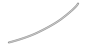 5805A484 - Lift Gate Glass Seal - 2018-2020 Mitsubishi Eclipse Cross ...