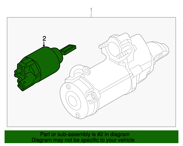 Genuine BMW 12-41-7-577-258 | Starter Solenoid | FREE Shipping on Most ...