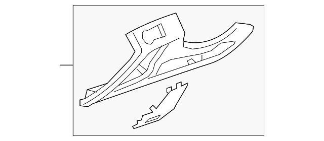 42439777 GM Panel Assembly-I/P Lower Center Tr *Jet Black | GM Parts Store