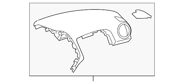 2013-2016 Chevrolet Sonic Dark Titanium Passenger Side Instrument Panel ...