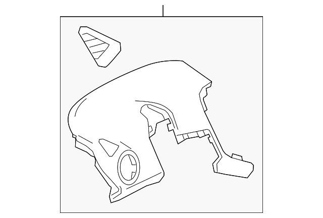 95233995 GM Dark Titanium Driver Side Instrument Panel Upper Trim Panel ...