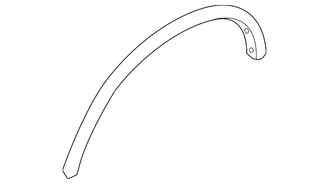 2014-2020 Nissan Rogue Wheel Opening Molding 78860-4BA0A | Nissan Parts ...