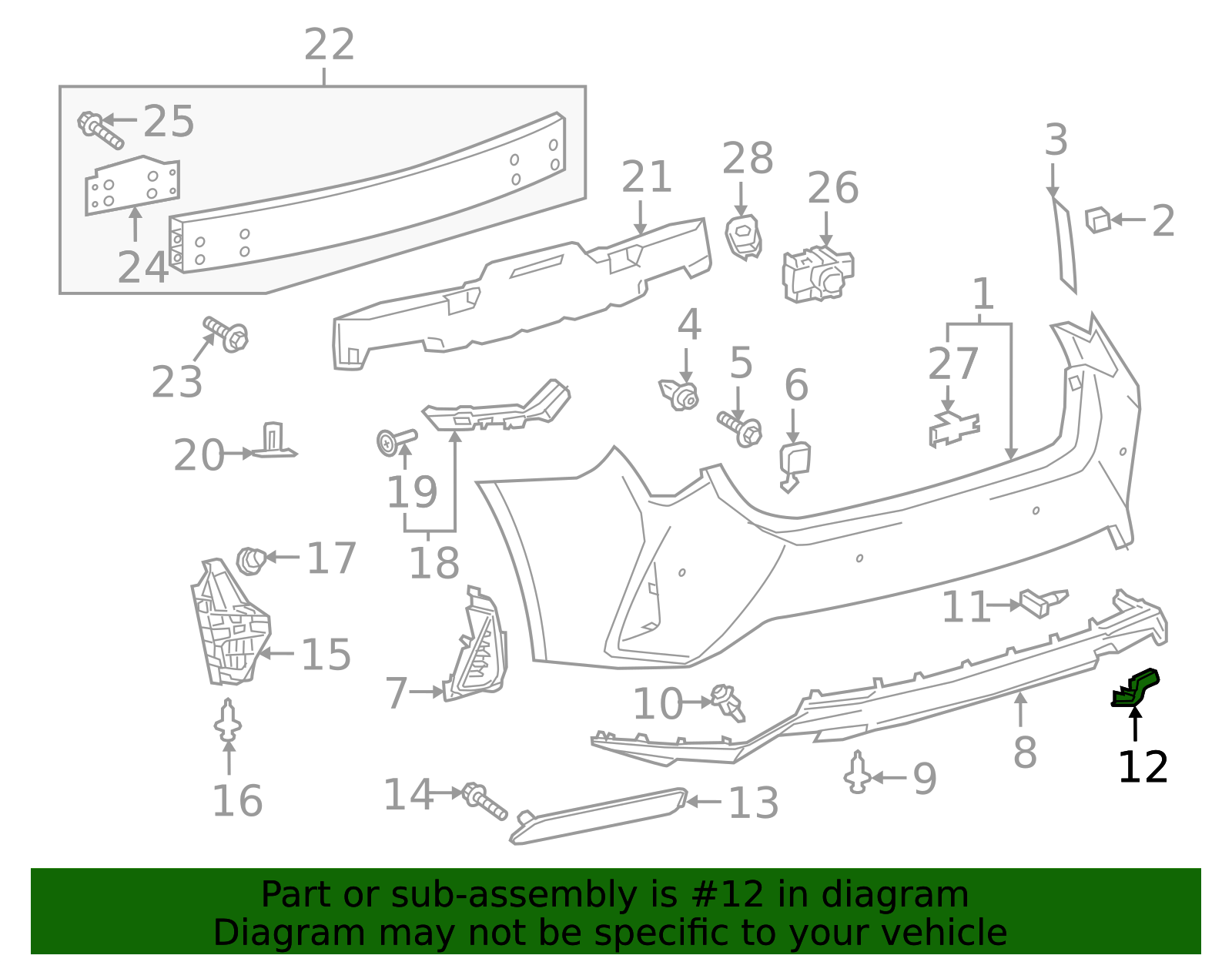 52161-24050 - 2019-2024 Lexus - Lower Extension Cover | My L Parts