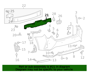 2019-2023 Lexus Energy Absorber 52615-24090 | OEM Parts Online