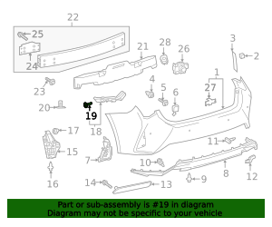 90467-09237 - Upper Support Clip 2015-2023 Lexus | Longo Lexus Parts