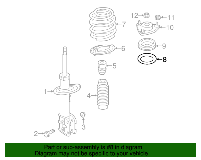 2011-2019 Hyundai Coil Spring Insulator 54623-3S000 | OEM Parts Online