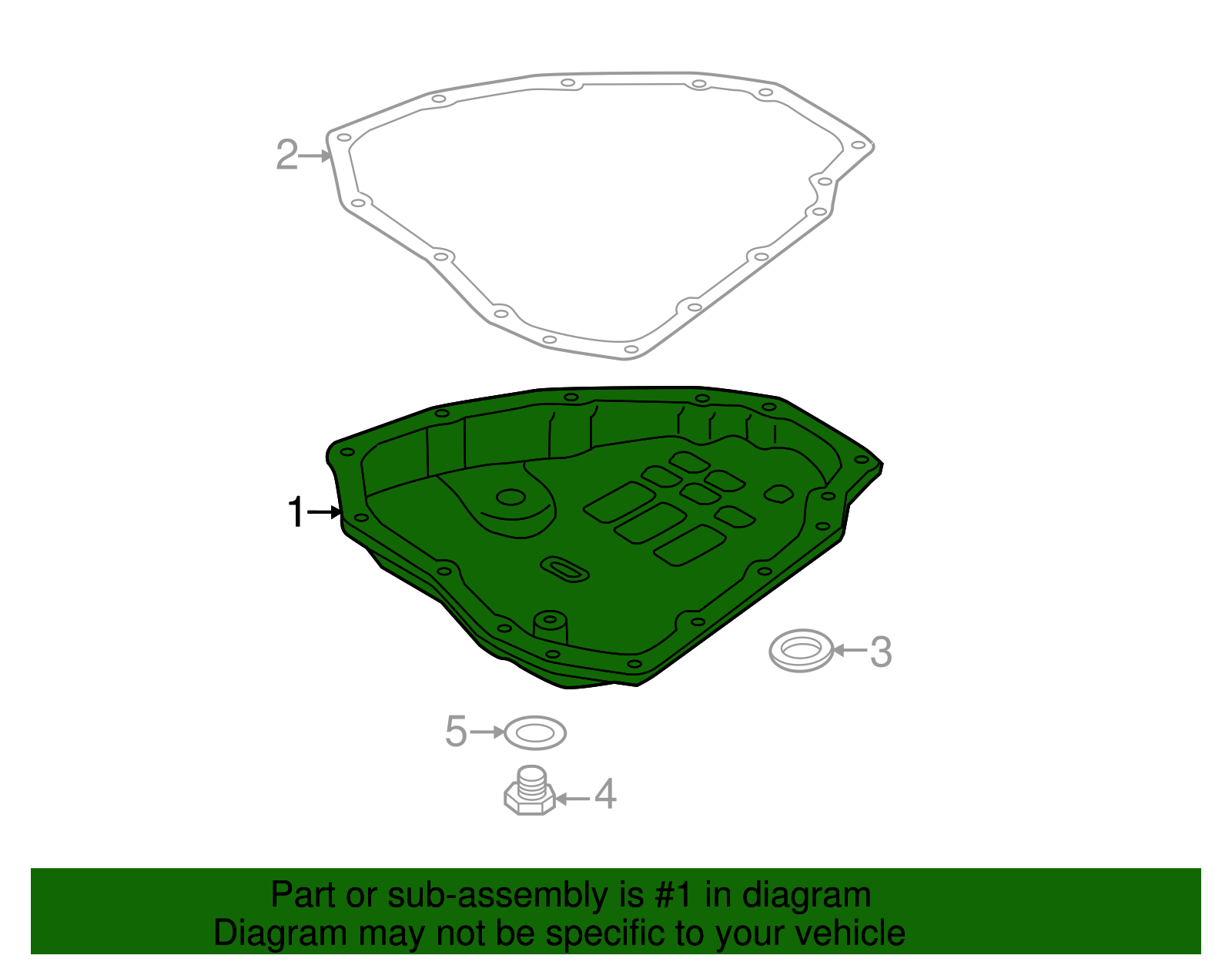 2013-2019 Nissan Trans Pan 31390-3MX0A | Nissan Parts OEM