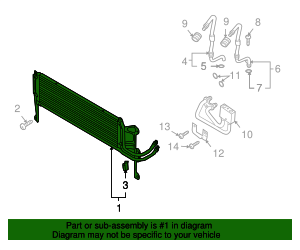 2009-2018 Volkswagen Oil Cooler 5N0-317-019-C | OEM Parts Online