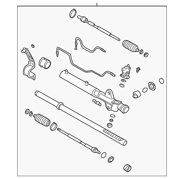 2003-2006 Hyundai Santa Fe Steering Gear 57710-26500 | OEM Parts Online