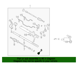 2001-2006 Hyundai Santa Fe Rack Bushing 57726-4A000 | OEM Parts Online