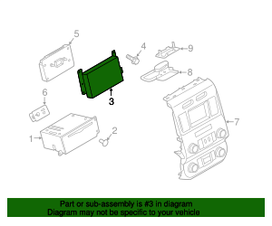 2015-2020 Ford F-150 Display System GL3Z-10D885-SA | TascaParts.com