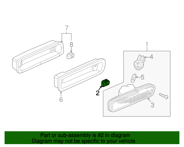 1982-2021 Honda Nut, Front Combination Light 90303-SA5-003 | OEM Parts ...