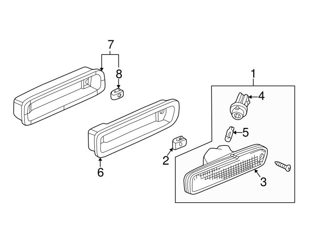 1982-2021 Honda Nut, Front Combination Light 90303-SA5-003 | OEM Parts ...