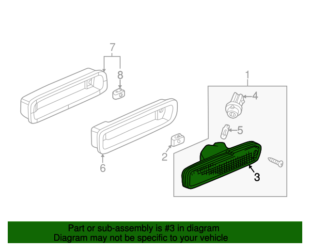 2001-2002 Honda Accord Lamp, R 33651-S82-A01 | OEM Parts Online