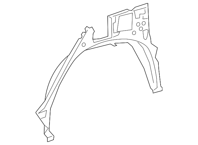 2021-2024 Toyota Venza Outer Wheelhouse 61631-48100 | Toyota Parts Center