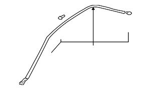 1993-2001 Subaru Impreza Roof Molding 91012FA000 | Subaru Parts Guys