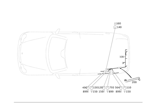 Piping Rear Lid for 2005 Mercedes-Benz CLK 55 AMG® | Mercedes-Benz USA ...