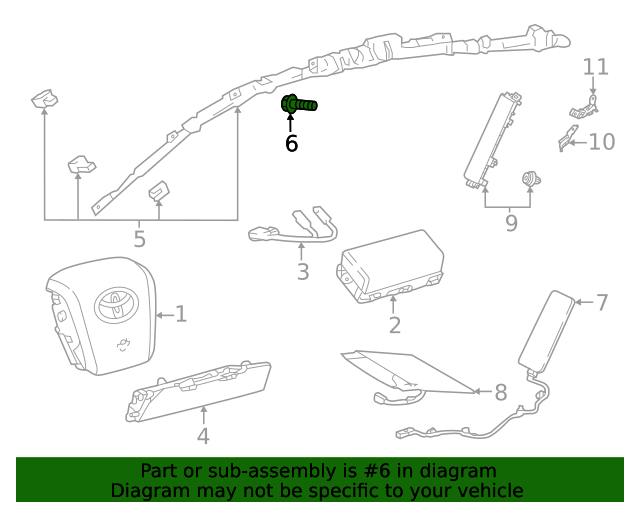 Toyota Head Air Bag Bolt Part# 9008011699 | Toyota Of Colorado Springs ...