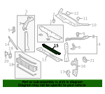 16594-F0010 - Upper Guide - 2018-2021 Toyota | OEM Genuine Toyota Parts