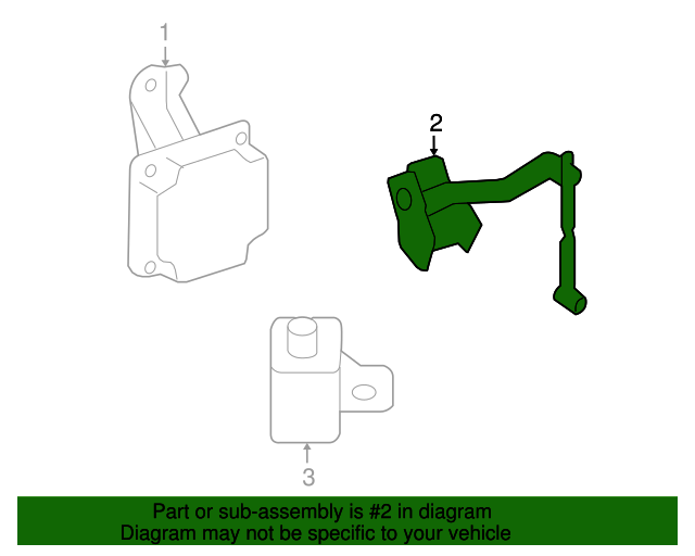 2007-2012 Lexus ES350 Height Sensor 89407-41010 | OEM Parts Online