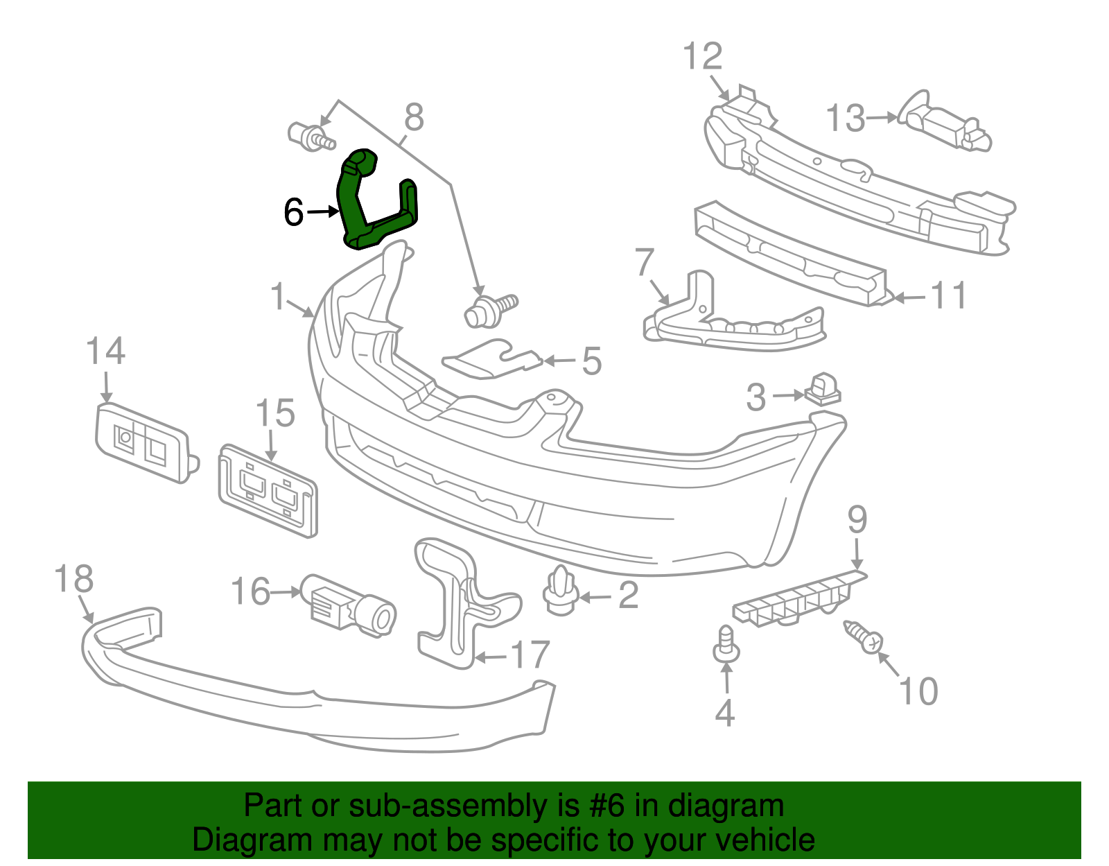 71140-SDA-A10 - Upper Support 2003-2007 Honda Accord | Honda Parts Online